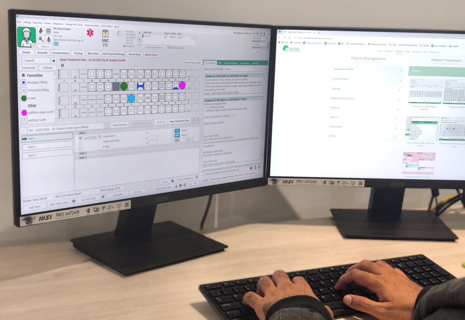 Clinical - Pearl Dental Software